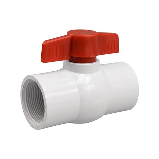 NDS MIP Ball Valve PVC White Slip x Slip 2 in. | SiteOne