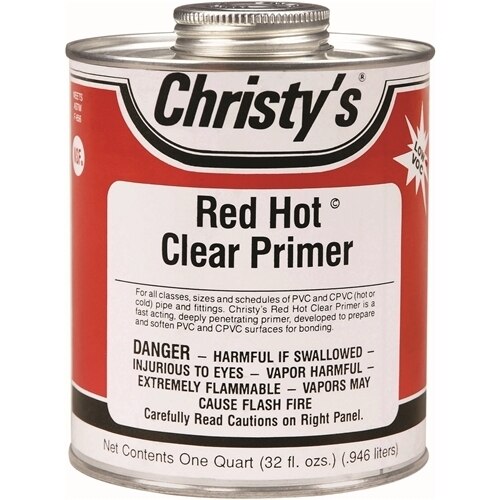 Christy's Red Hot Clear Primer Low VOC NSF 1 qt. | SiteOne