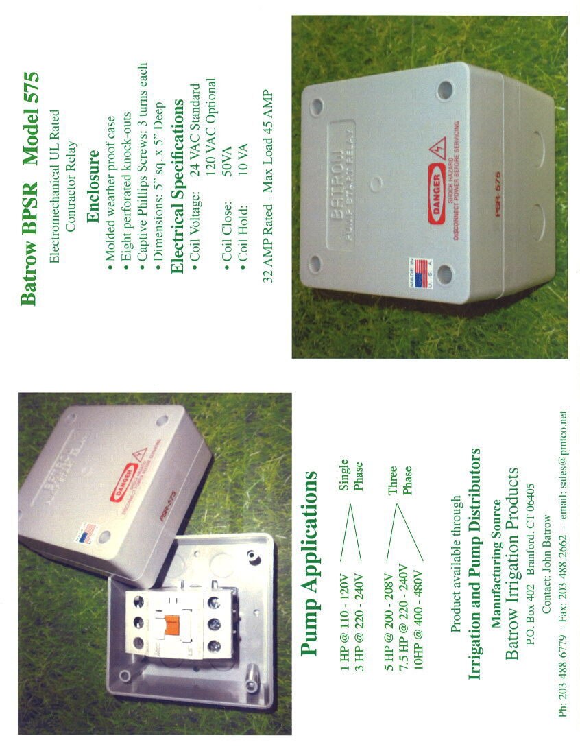 Batrow Pump Start Relay | SiteOne