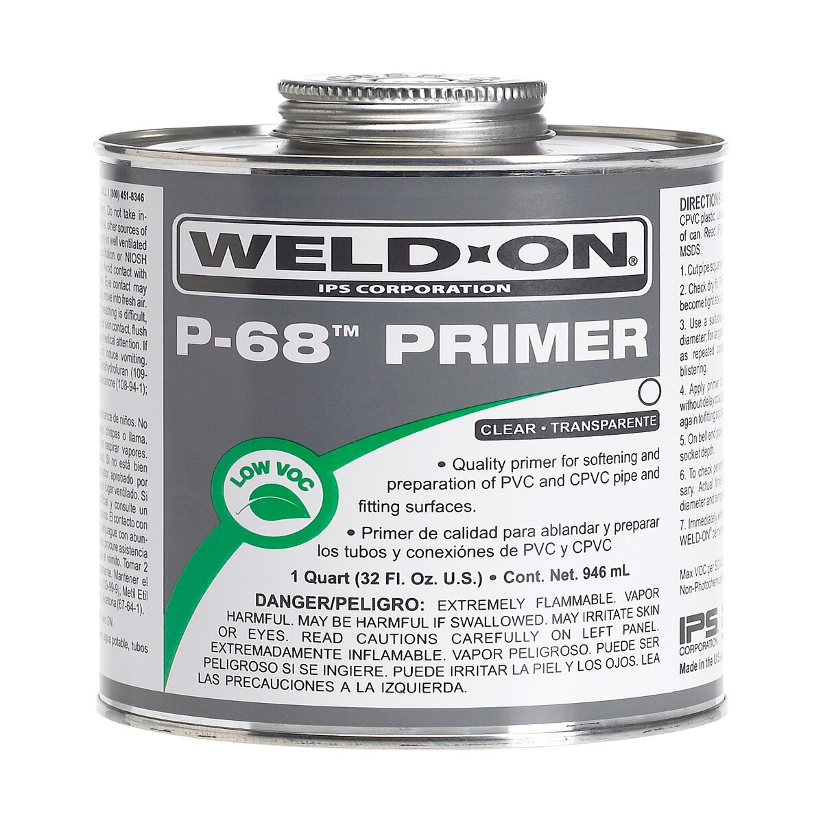 Weld-On P-68 Clear Primer Low VOC NSF 1 gal. | SiteOne