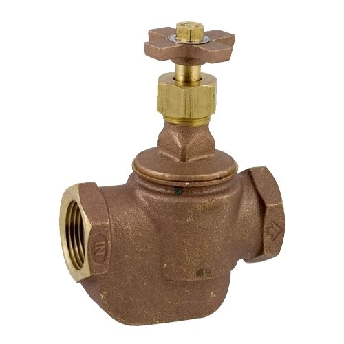 Straight Valve Brass 2 in. FIPT with Cross Handle | SiteOne