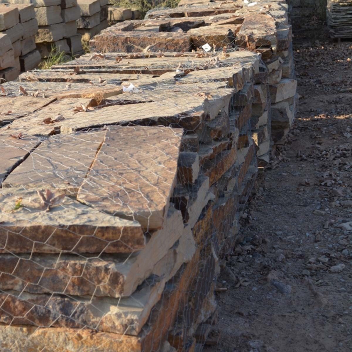 Building Stone Oklahoma Brown (4 in. Chopped) 4 in. Thi | SiteOne